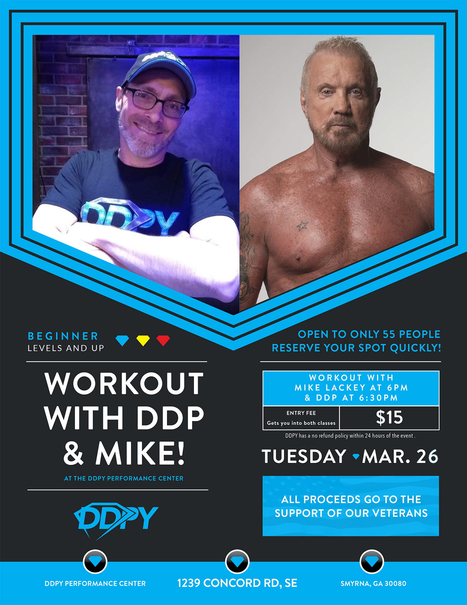 DDPY PC Workout Featuring DDP and Mike Lackey March 26th | DDP YOGA ...